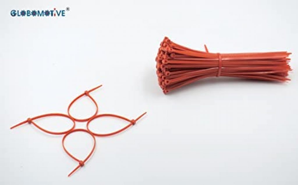 200 x 3.6 mm Cable Ties Red (Pack of 100 pcs) – Globomotive Shop